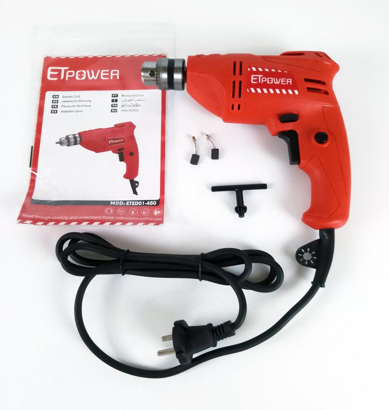 450W Corded Power Drill Driver Machine with Metal Chuck - Taizhou Xuli ...